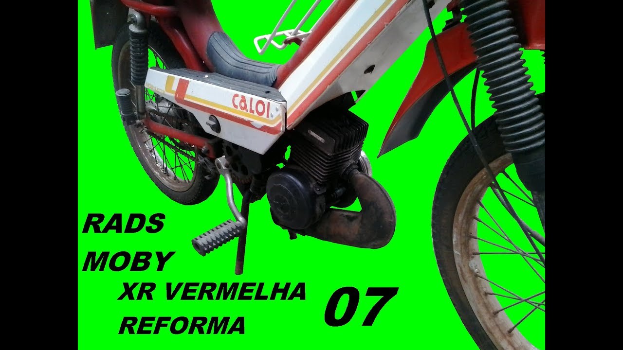 rads moby MOBILETE xr vermelha reforma 07 - YouTube