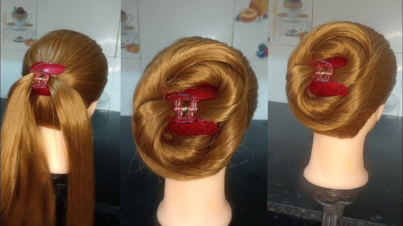 two clature hairstyle Idea for daily use and simple party hairstyle ...