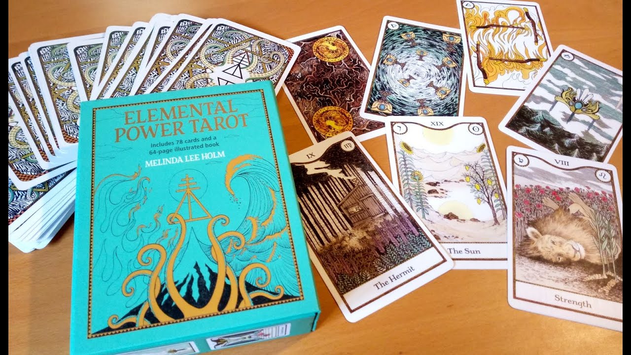 ☀️ Elemental Power Tarot (Unboxing & Reading) Tarotkarten von Melinda ...