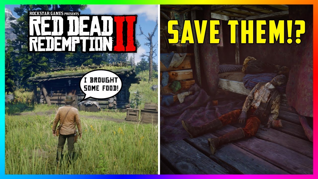 Can You SAVE The Starving Children At Clawson's Rest Cabin In Red Dead ...