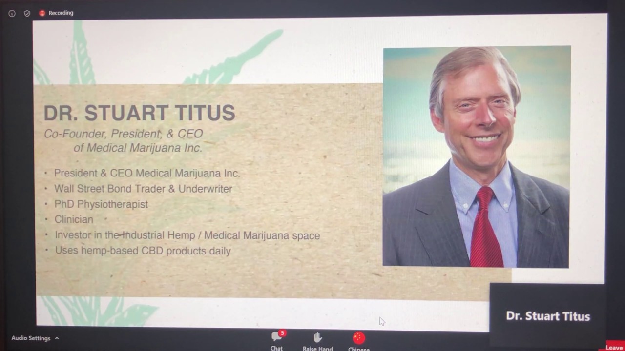 Dr Stuart Titus KANNAWAY WEBKONFERENCIA 2020.05.21. - YouTube