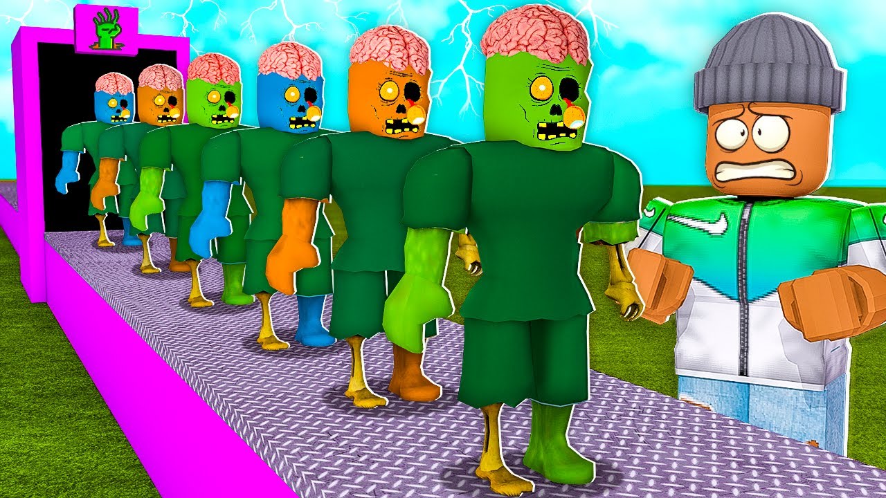 I BUILT MY OWN ROBLOX ZOMBIE FACTORY TYCOON - YouTube