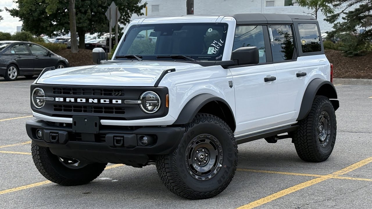 New 2025 Ford Bronco Big Bend in White | Barrie Ford - YouTube