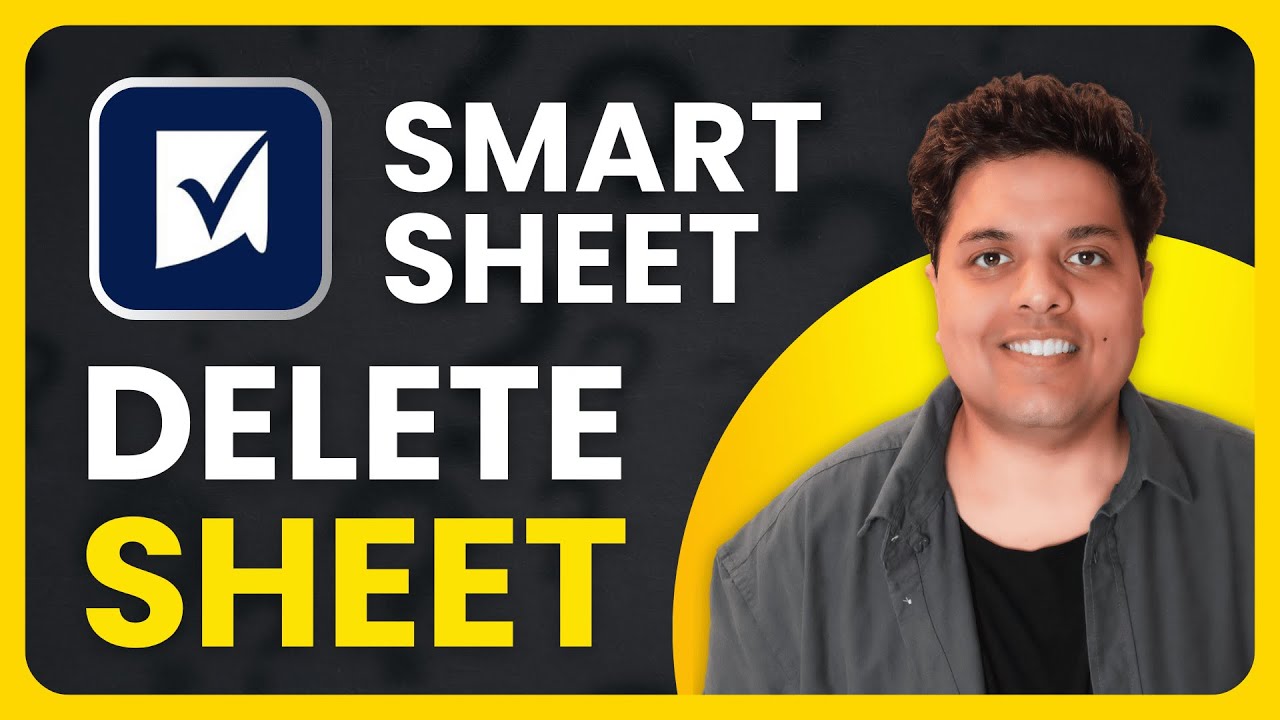 How To Delete a Sheet in Smartsheet | Full Guide (2025) - YouTube