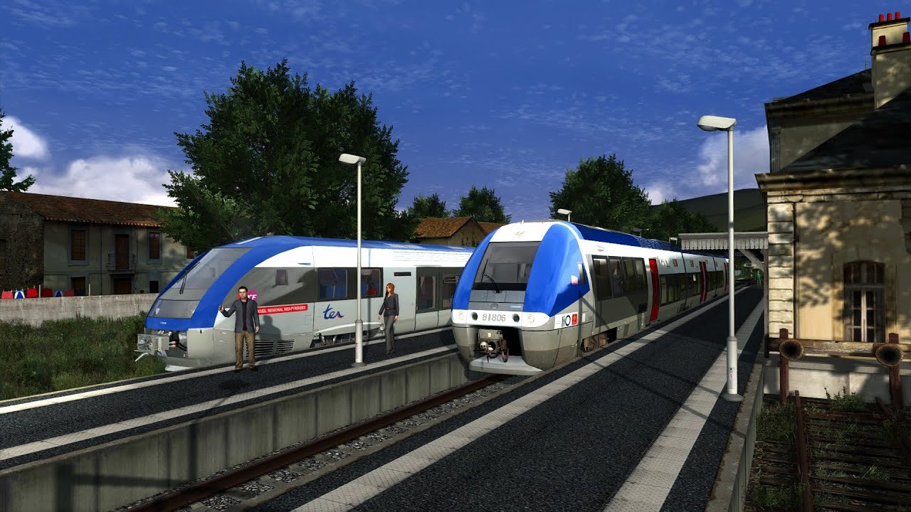 TER du soir vers Castres - Train Simulator 2022 - YouTube