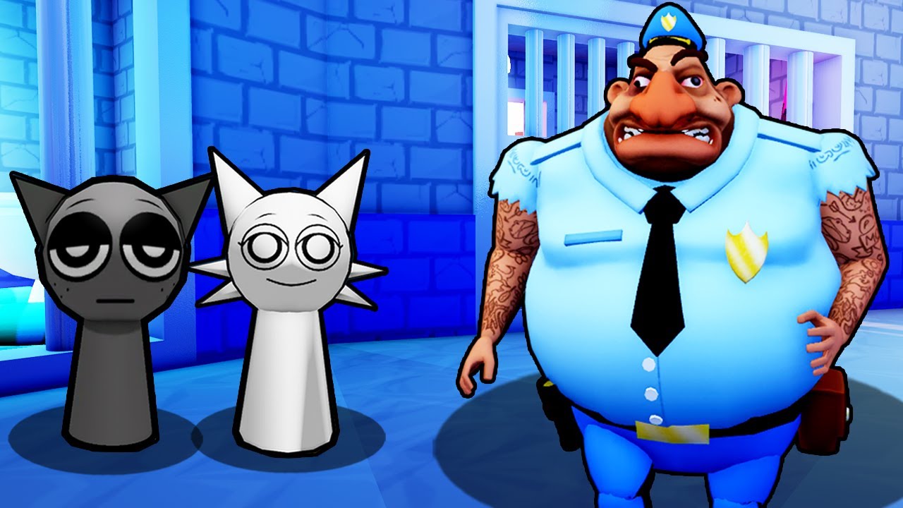 SPRUNKI GRAY AND WENDA VS LARRYS PRISON ESCAPE IN ROBLOX - YouTube