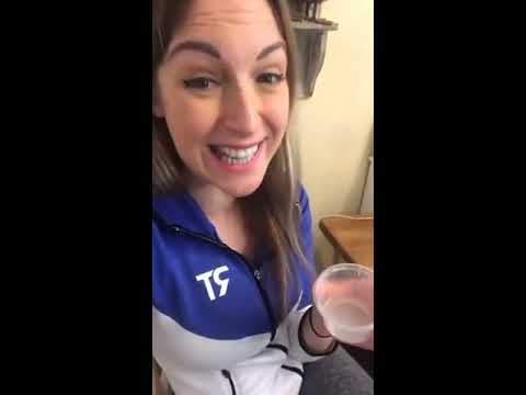 Tracy kiss semens facial on tv screen