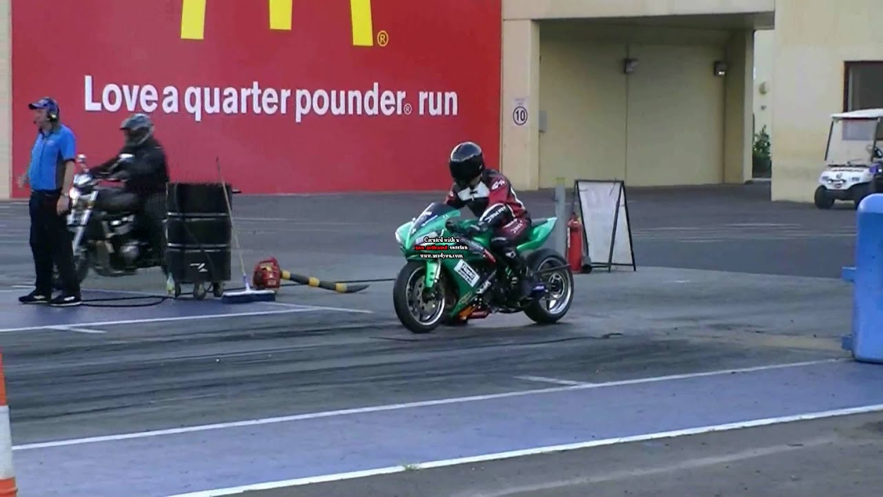 2005 R1 Drag racing WSID, Compak Attack - YouTube