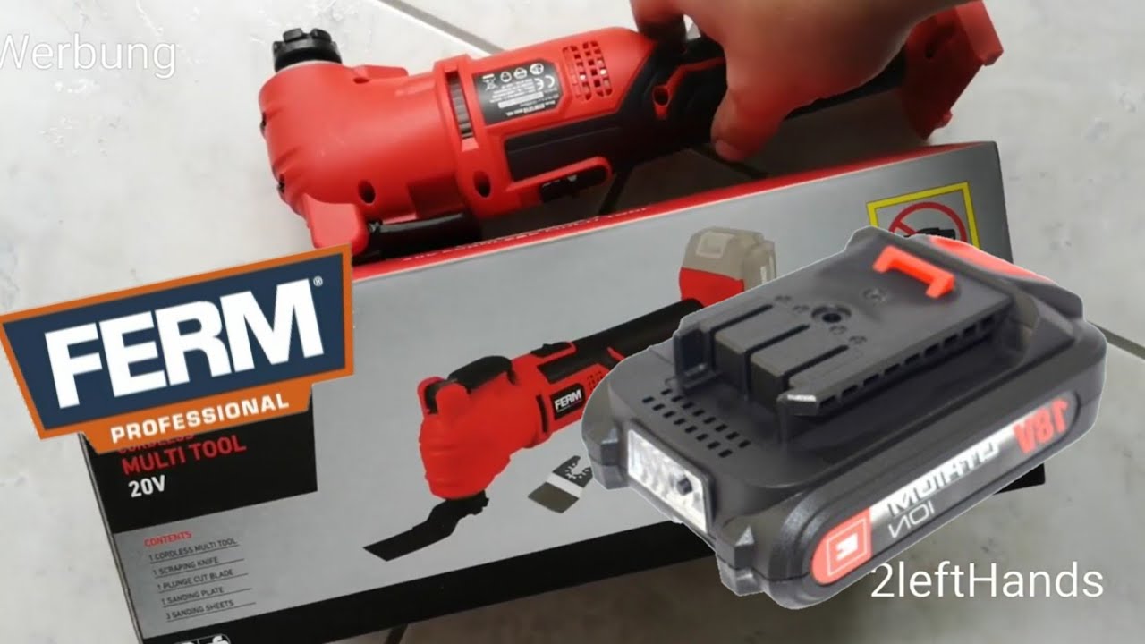 Ferm AX Power 20v Akku kompatibel zu Einhell 18v Action - YouTube