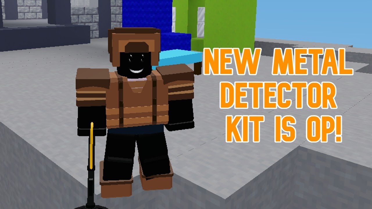 The New Metal Detector Kit Roblox Bedwars Youtube