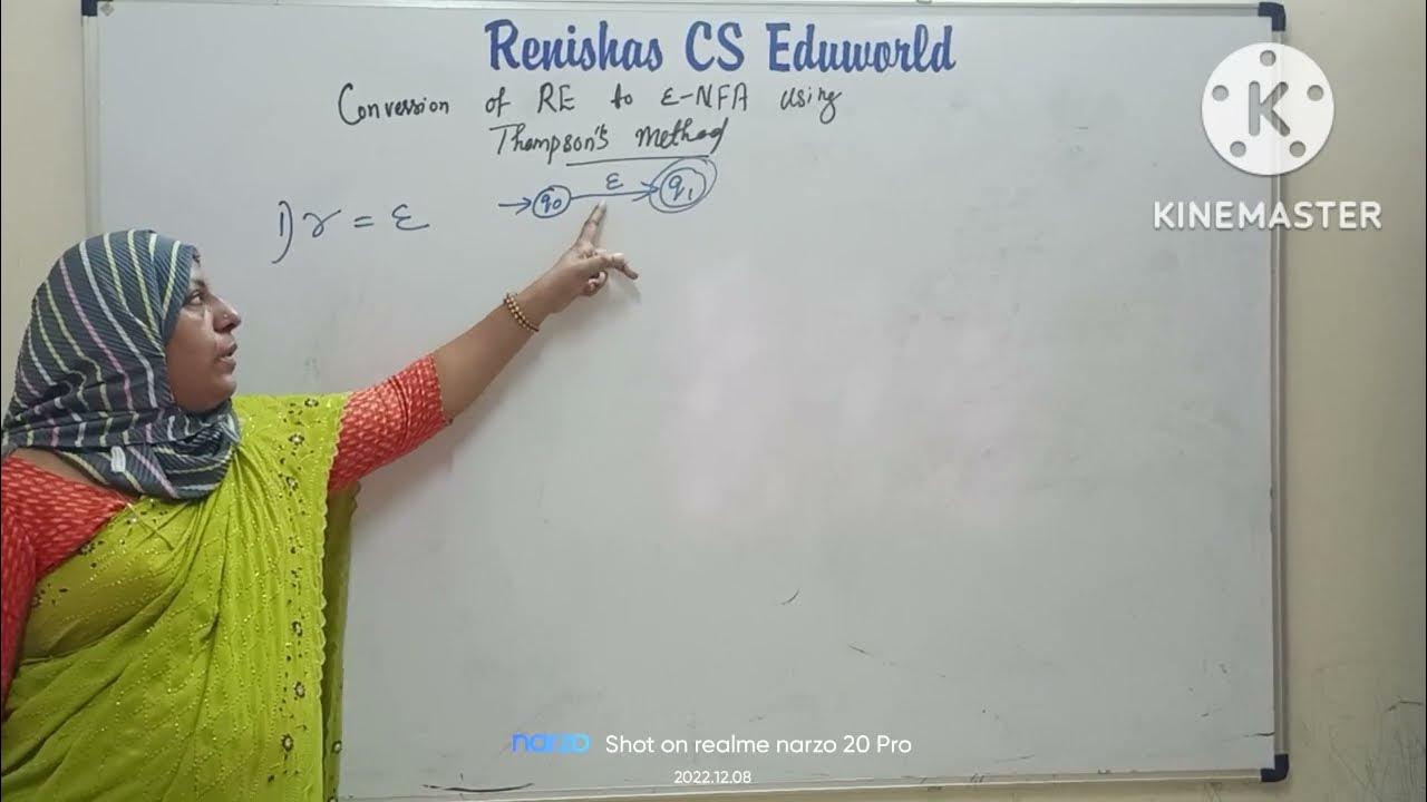 Equivalence Of Regular Expression And Finite Automata Youtube