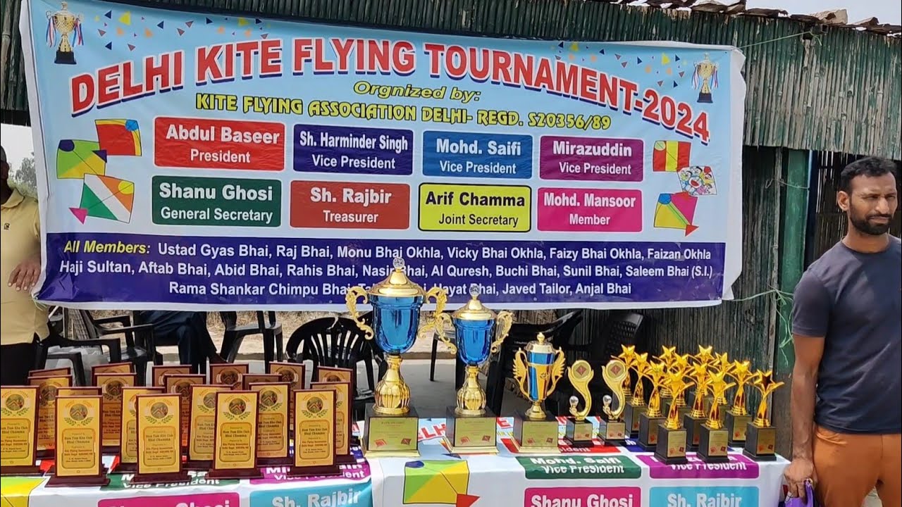 DELHI KITE FLYING TOURNAMENT 2024 NOIDA SECTOR 168 ZABARDAST GROUND ...