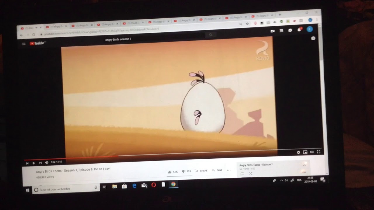 Angry birds characters crying - YouTube