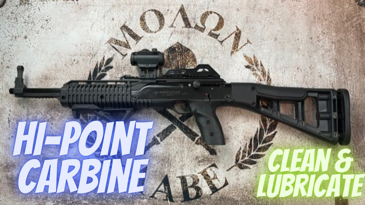 Hi-Point Carbine Field Strip. Disassemble, Clean, Lubricate, Reassemble ...