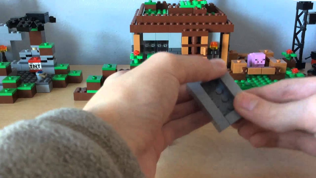 Lego Minecraft Minecart How To - YouTube