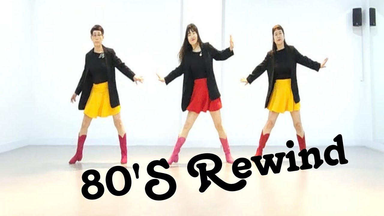 80'S Rewind - Line Dance - YouTube