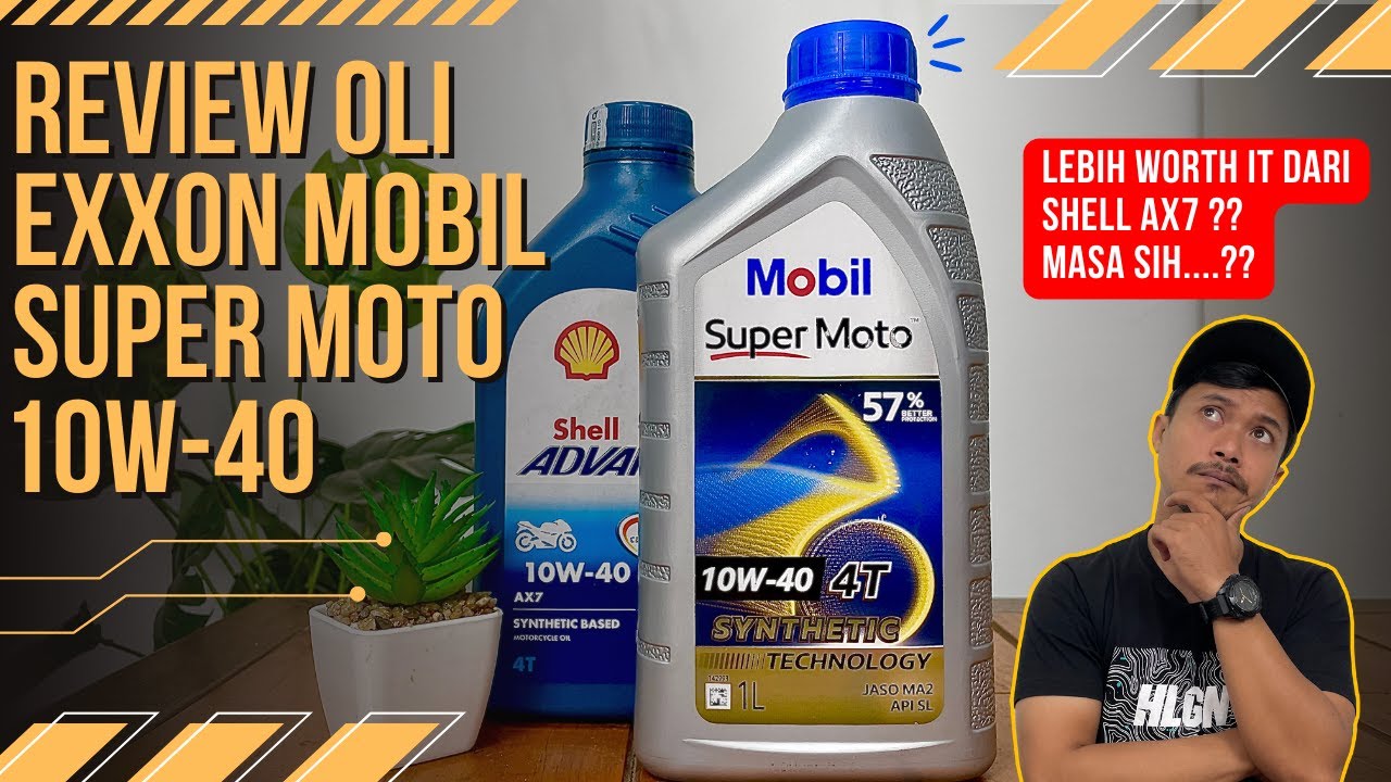 🔴REVIEW JUJUR EXXON MOBIL SUPER MOTO 10W-40 - YouTube