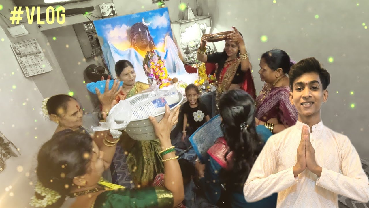 Navsachi Gauri 2025💗🙏🏻| Tanmay Patil Vlog💖 - YouTube