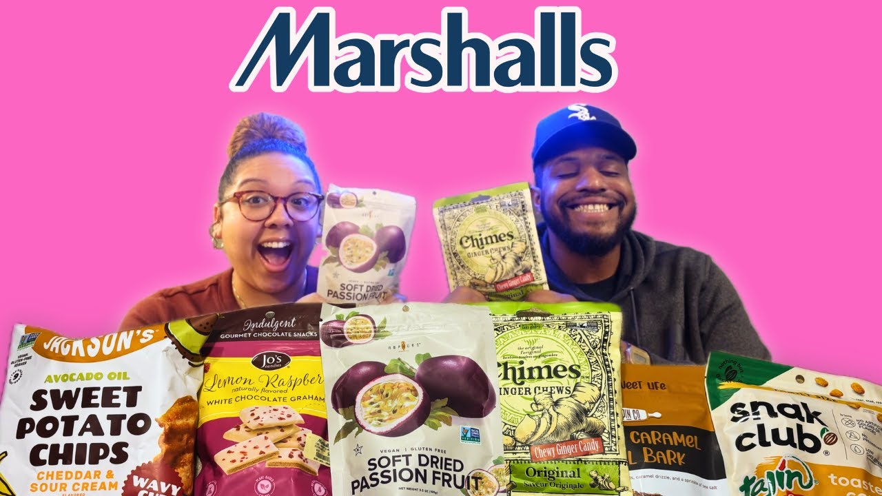 TRYING MARSHALLS SNACKS *NOT WHAT WE EXPECTED* - YouTube