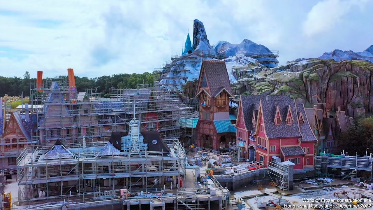 Hong Kong Disneyland "World of Frozen" Construction Update (Official ...