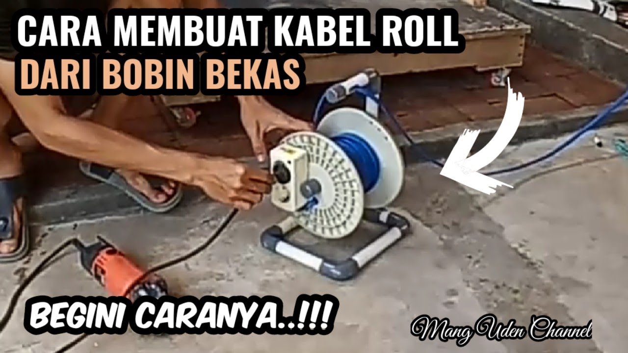 Ide Kreatif Dari Bobin Bekas | Cara Membuat Kabel Roll - YouTube