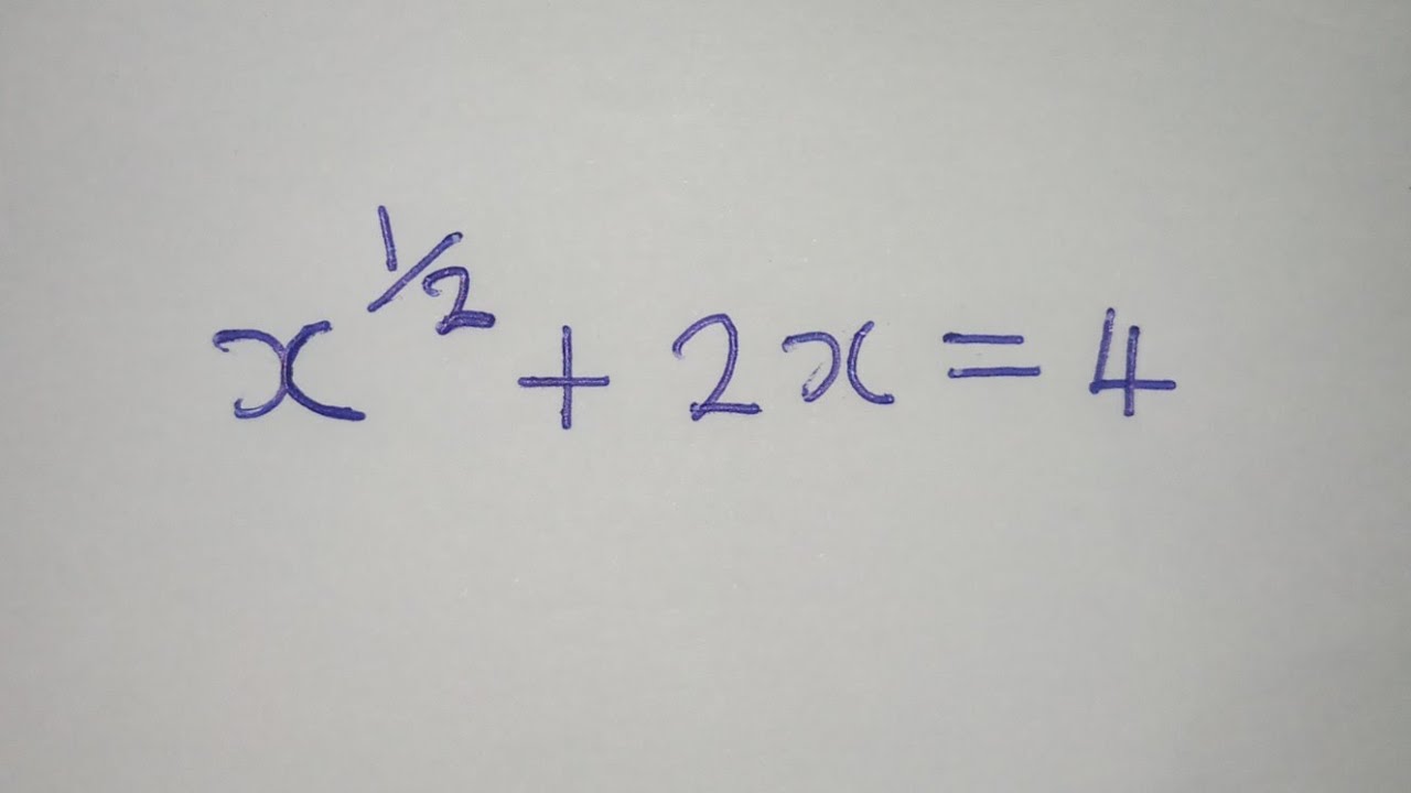 Olympiad Mathematics | Can the two solutions satisfy the equation ...