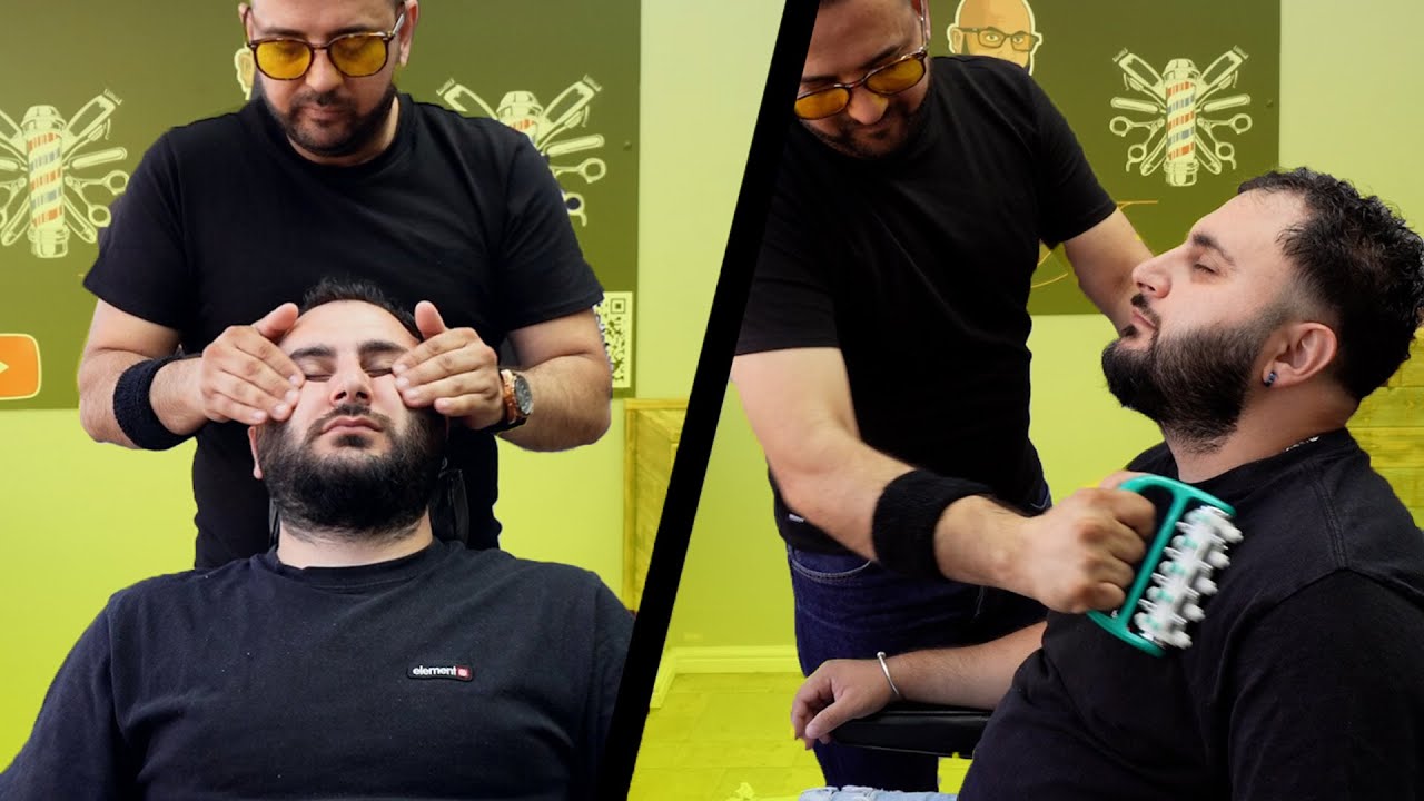 ASMR | SLEEP WELL WITH BARBER MASSAGE - YouTube