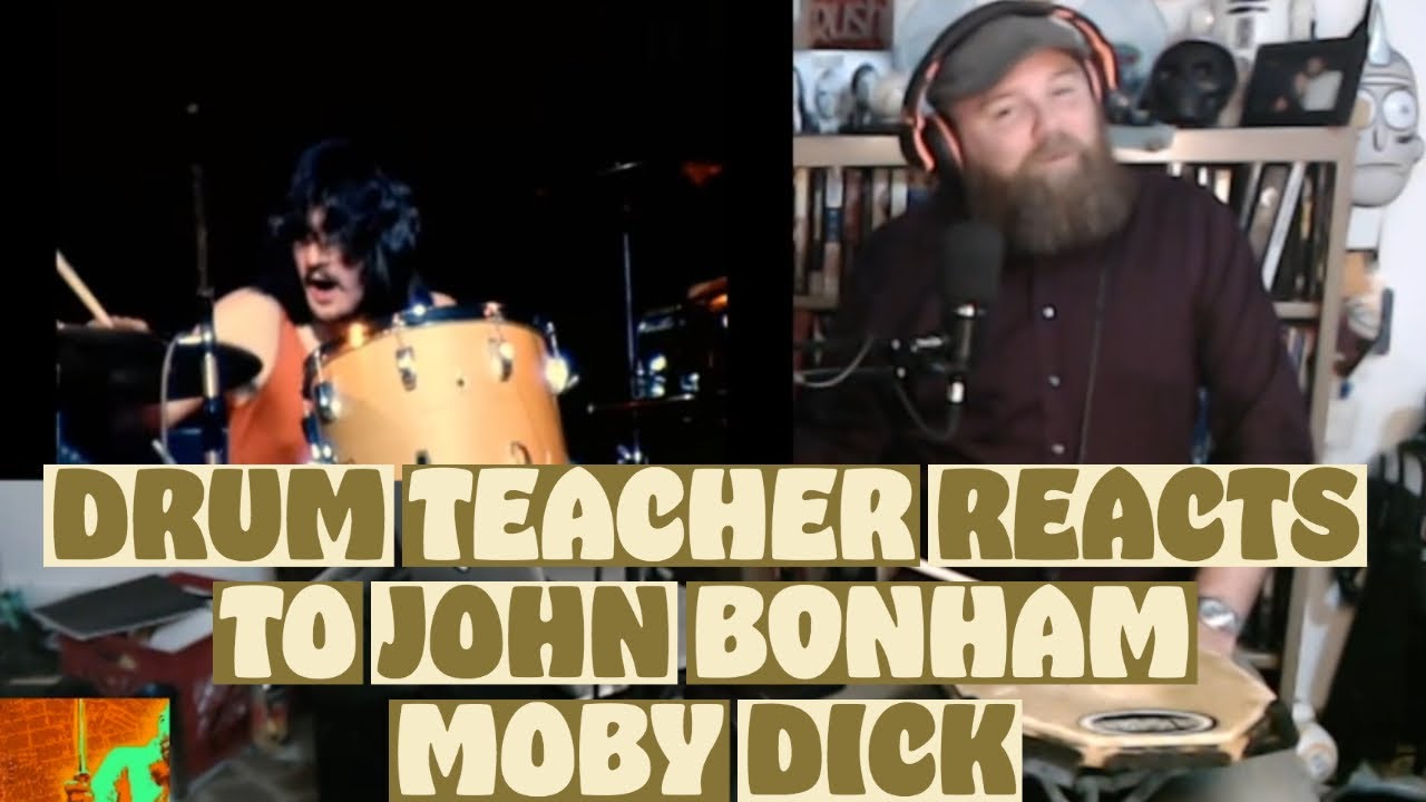 Drum Teacher Reacts To John Bonham - Moby Dick - Led Zeppelin - Episode ...