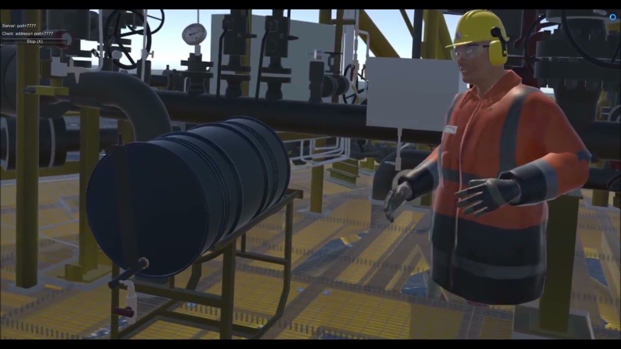 VR Oil Platform - Multiplayer feature | 1000 realities studio - YouTube