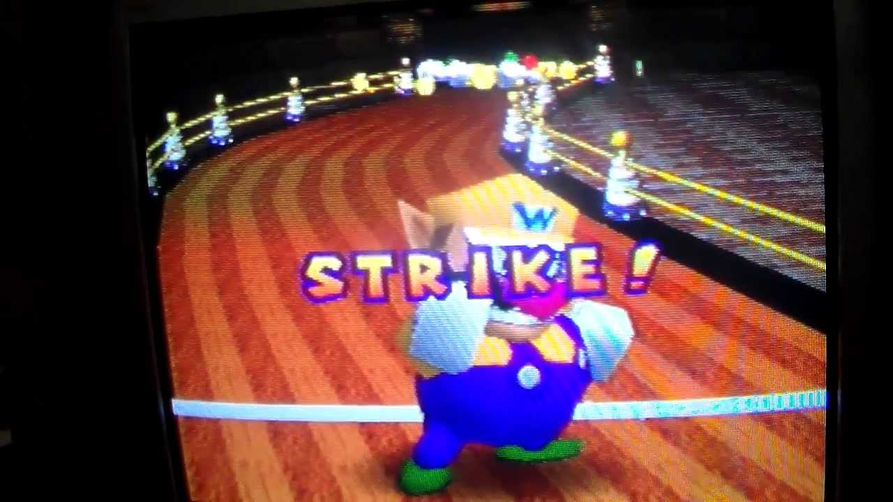 Mario Party (N64) Bowl Over Strike (Wario) - YouTube