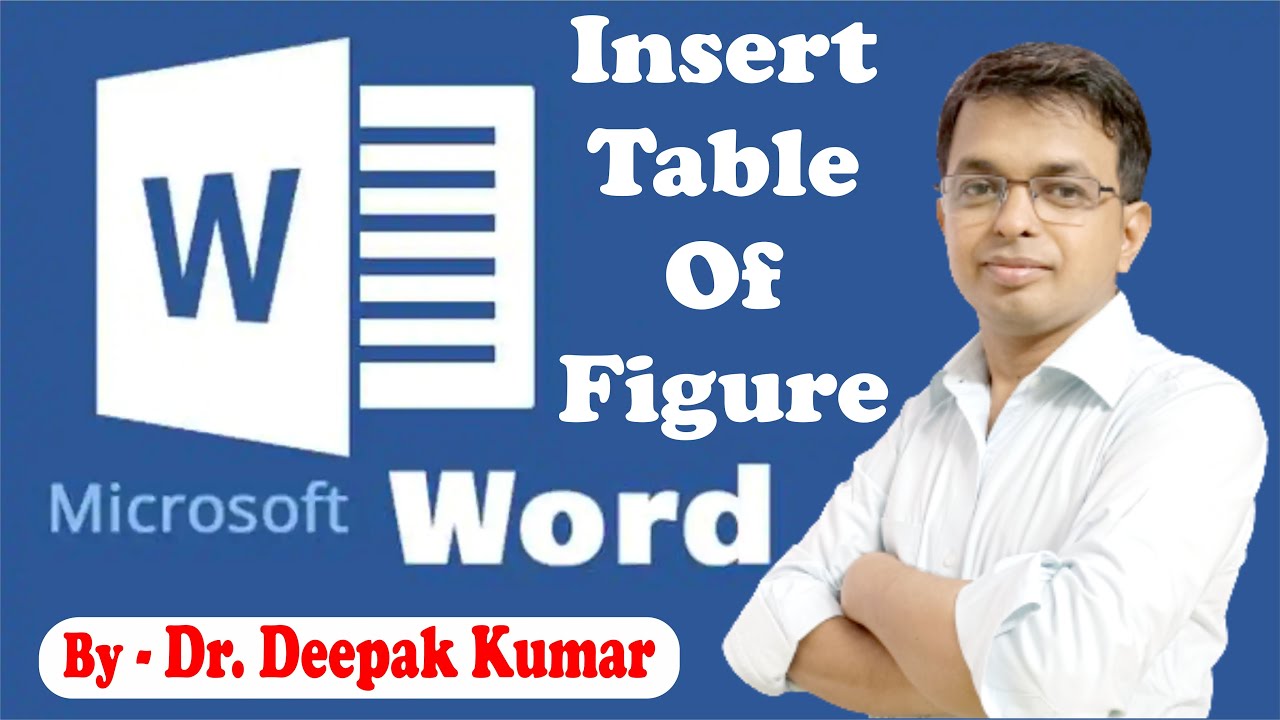 MS Word Table of Figure || Word के document में Table of Figure कैसे ...