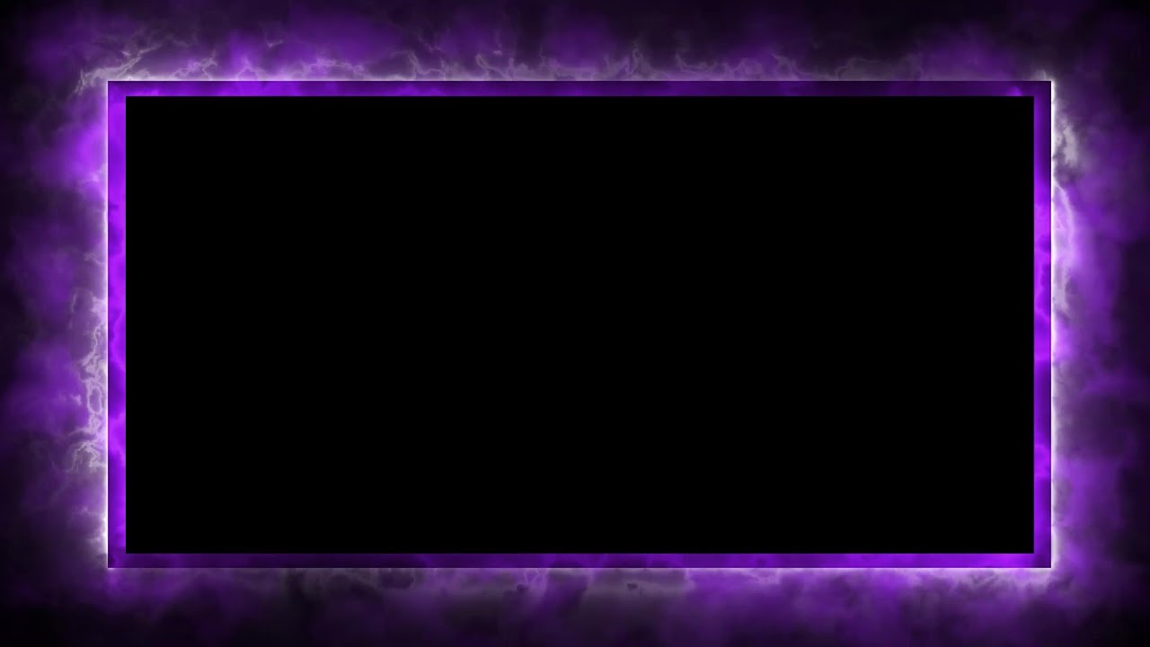 Glowing frame black screen | Frame template black screen | Border ...