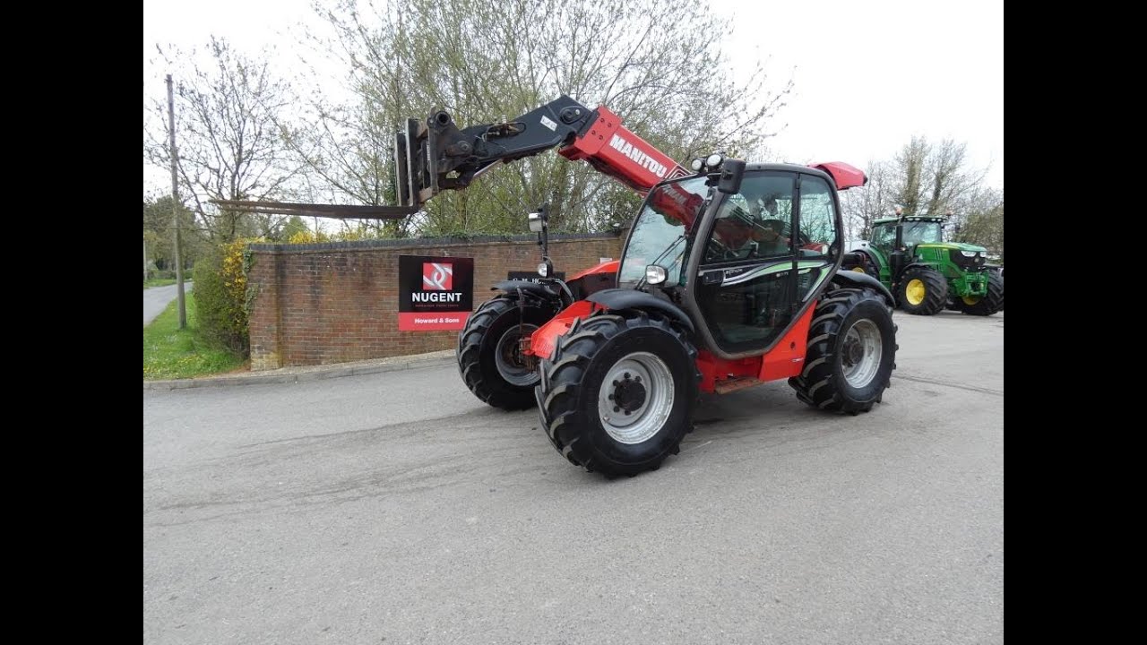 MANITOU TELEHANDLER WALKAROUND VIDEO - YouTube