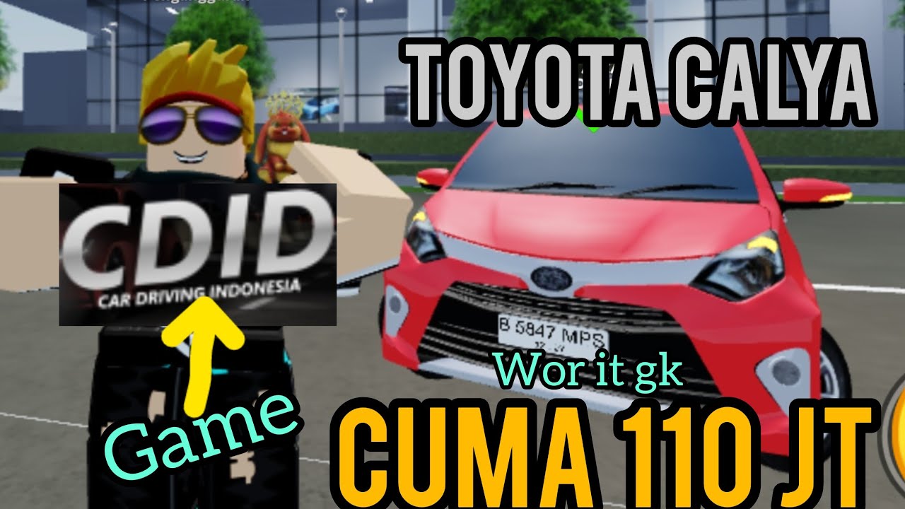 MAIN GAME CDID RIVIEW MOBIL TOYOTA CALYA 😃 #robloxindonesia - YouTube