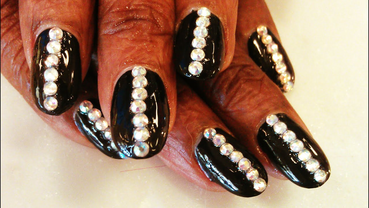 BLING BLING NAIL ART DESIGNS - YouTube