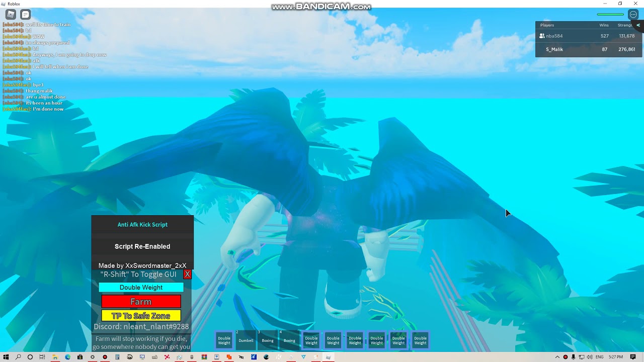 1K Double Weights (Roblox) - YouTube