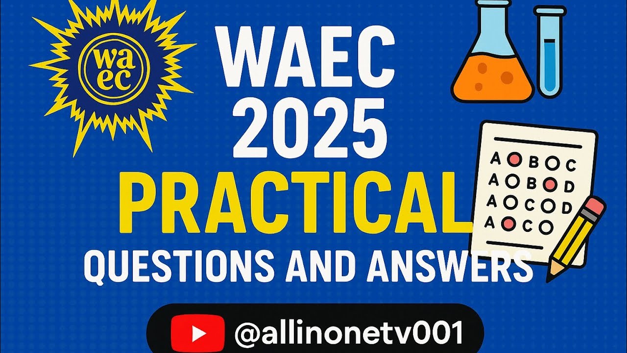 WAEC 2025 CHEMISTRY PRACTICAL QUESTION AND ANSWERS #waec #wassce # ...