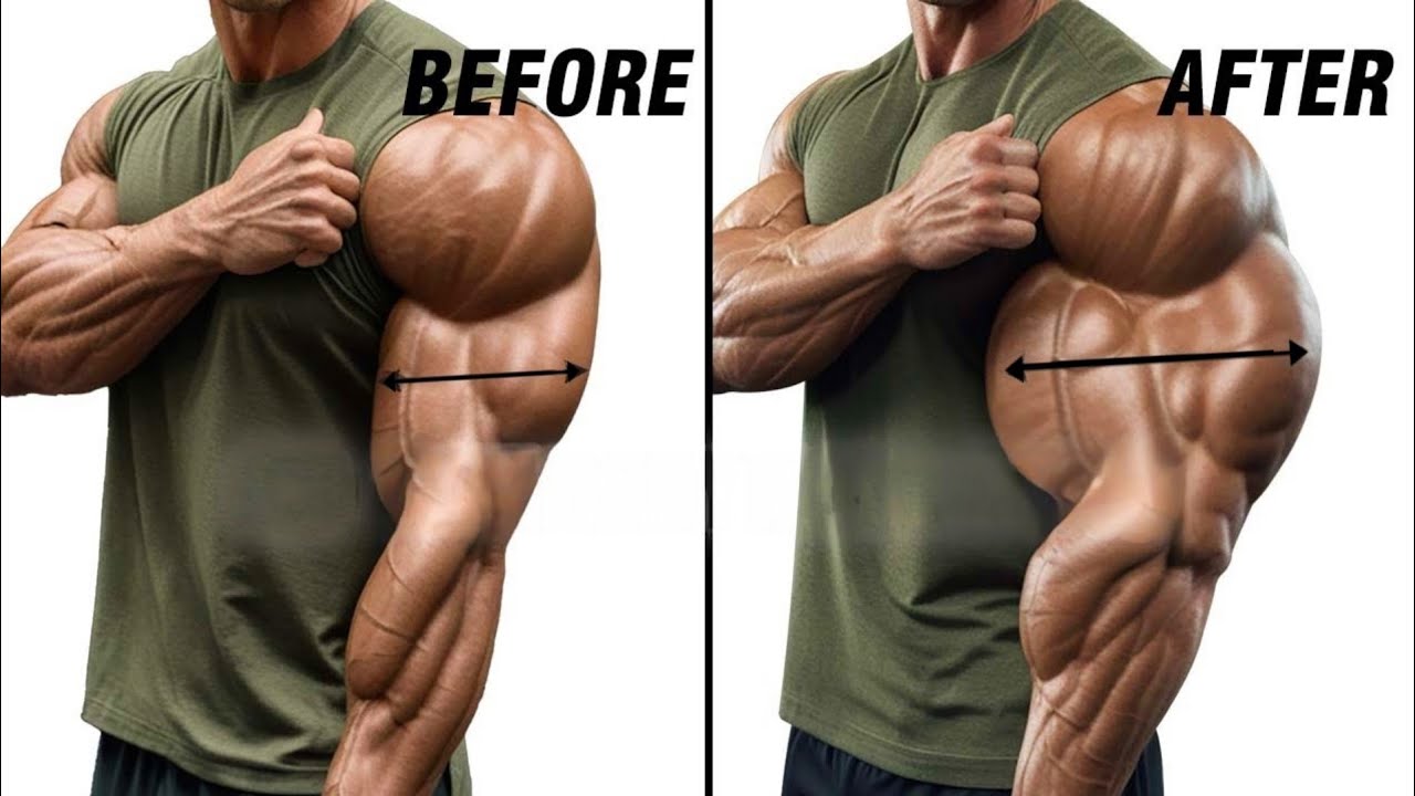 Wider Biceps Triceps Exercises for Bigger Arms at Gym - YouTube