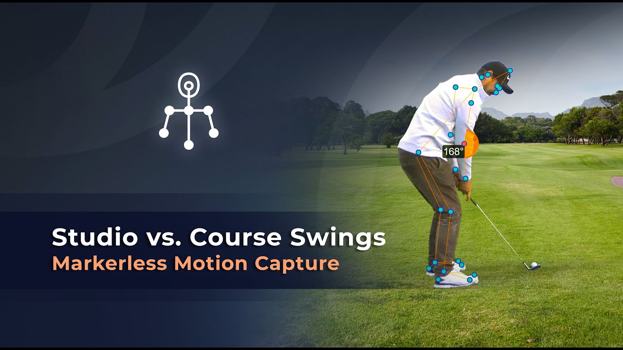 Comparing Studio vs. Course Swings. Markerless Motion Capture - YouTube