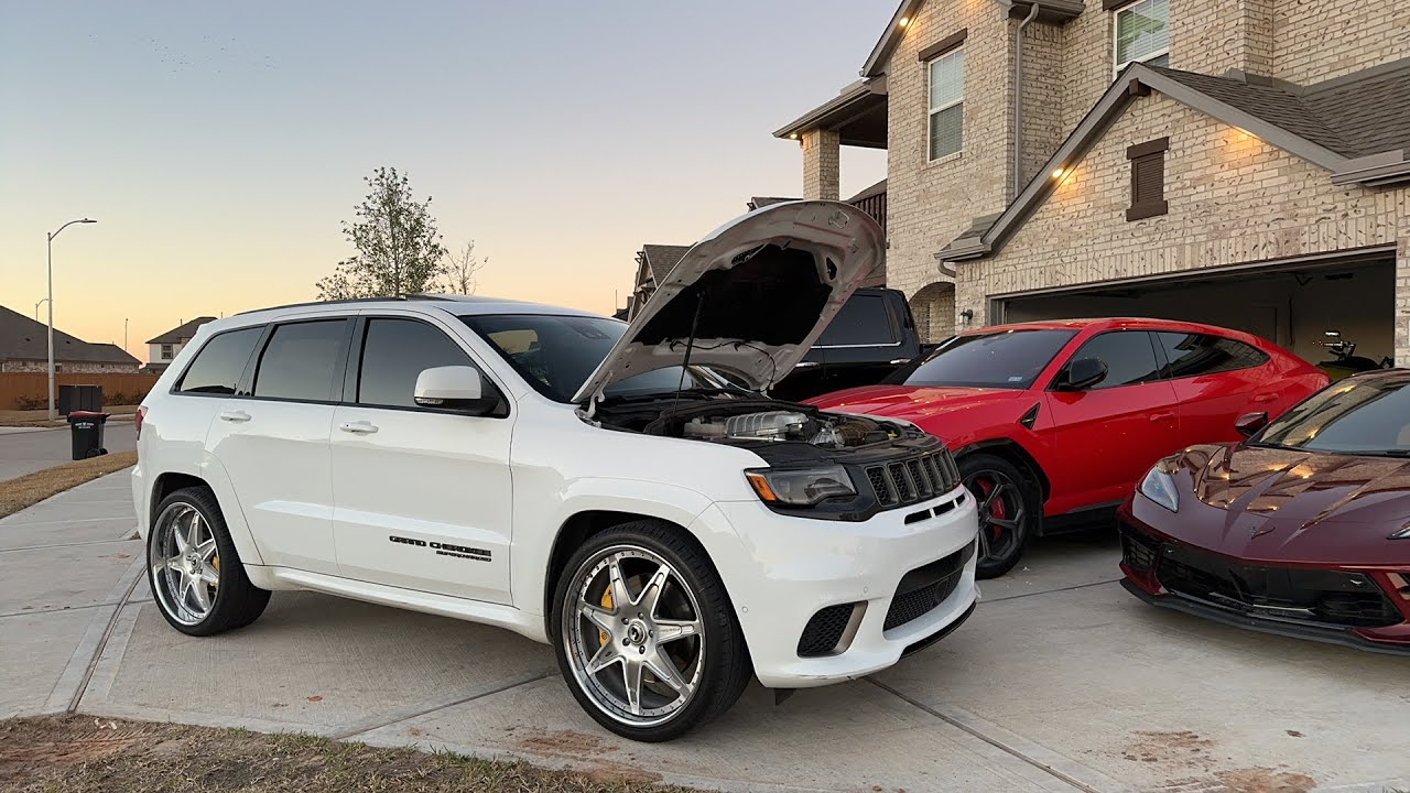 CHECKING OUT MY TRACKHAWK FOR THE FIRST TIME! 🥶🔥🚀💨 - YouTube