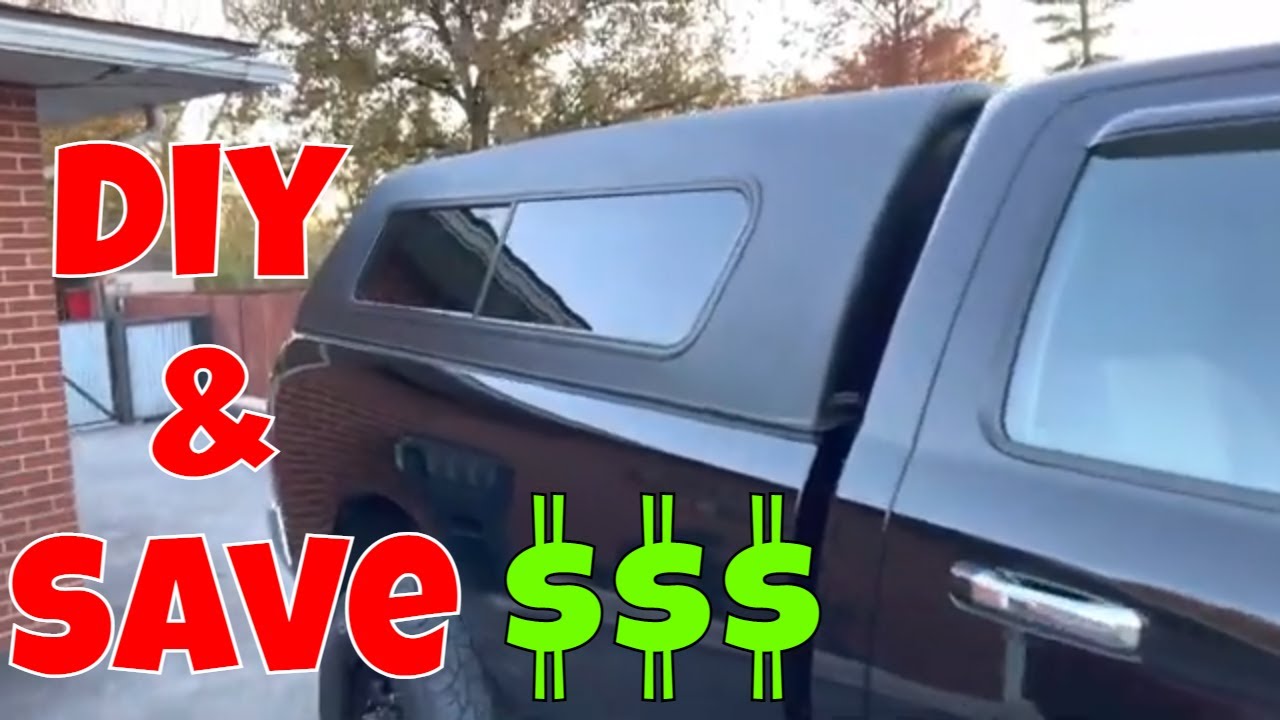 Diy Camper Shell Build / Raptor Liner Spray Can - YouTube