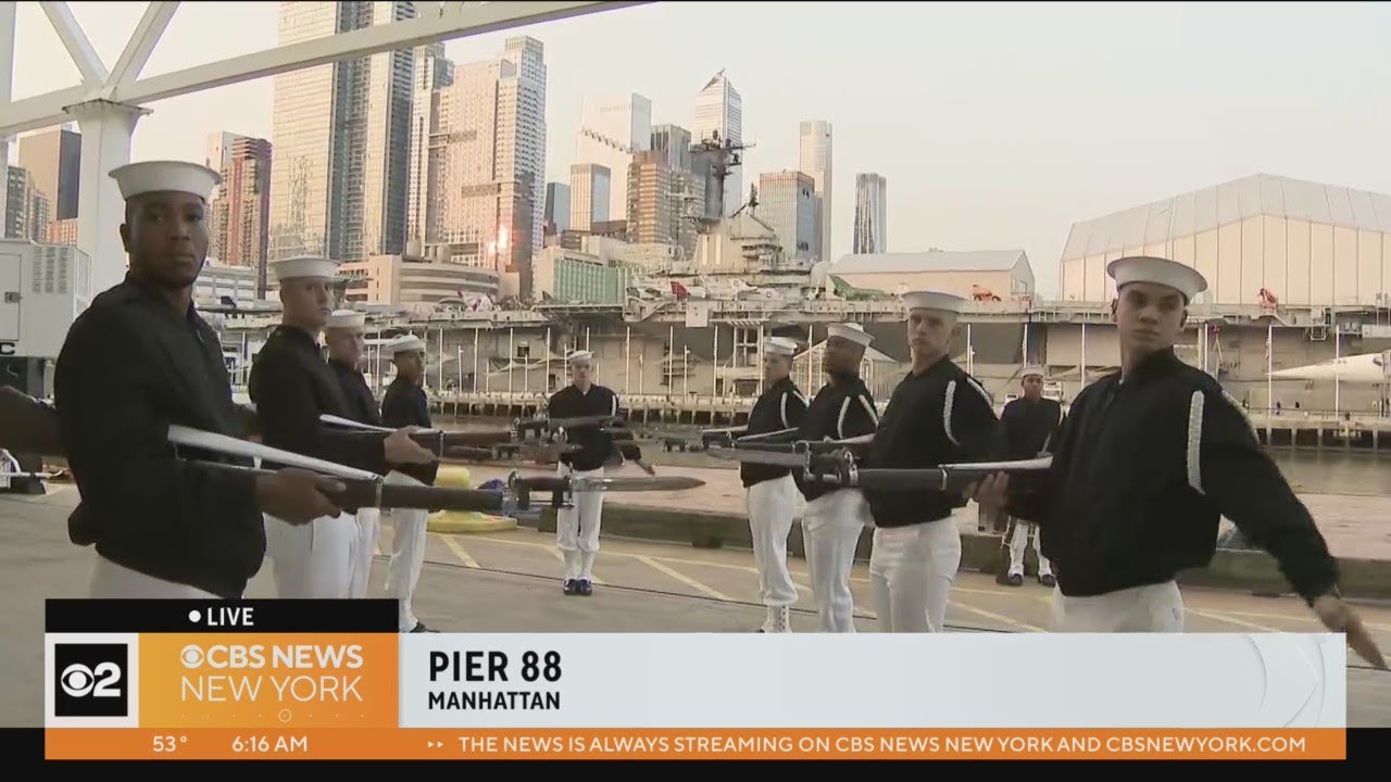 Navy Ceremonial Guard ready for Fleet Week festivities - YouTube