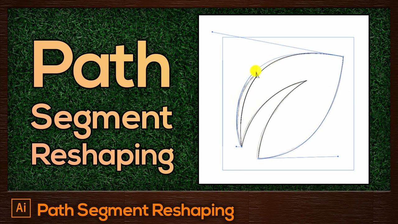 #22 Path Segment Reshaping | Adobe Illustrator For Beginners Tutorial ...