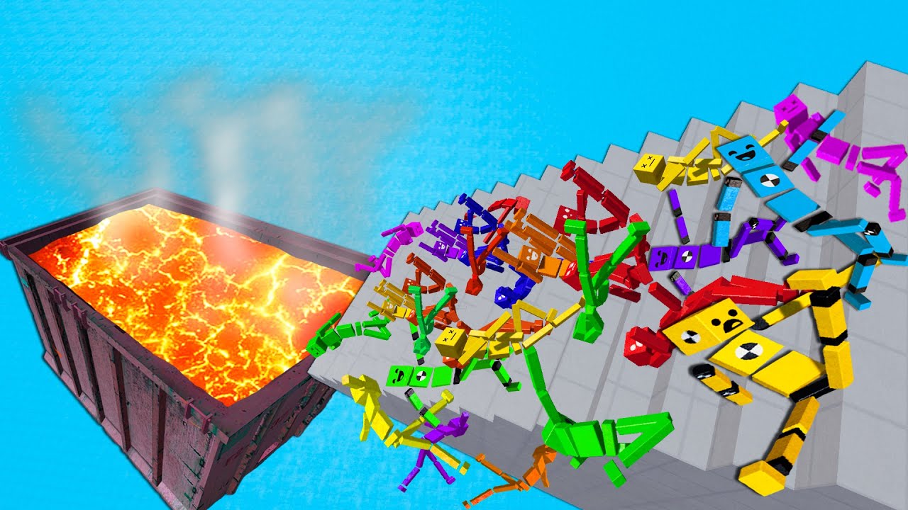 The Sandbox Test, Crazy Fails and Falls - Fun With Ragdolls #547 - YouTube