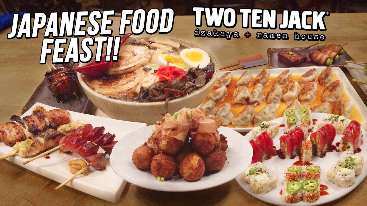 8lb Japanese Feast Food Challenge w/ Pork Gyoza, Ramen, and Sushi ...