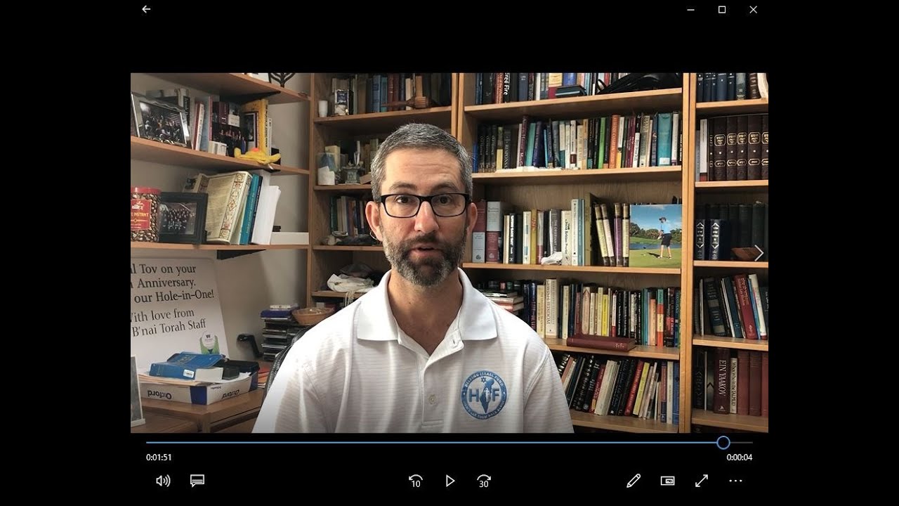 Rabbi David Englander Shabbat Greetings - June 12, 2020 - YouTube