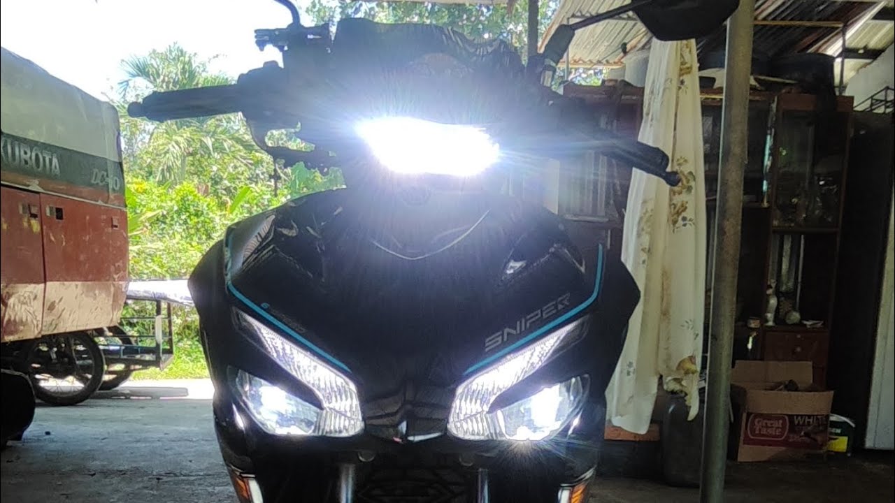 DSK NIGHT RIPPER 50 WATTS per BULB sniper155r VVA - YouTube