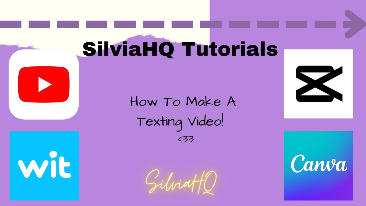 How To Make A Texting Video! - SilviaHQ tutorials - YouTube