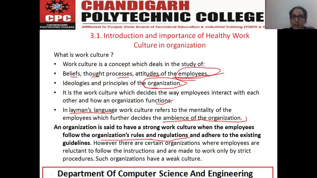 Work culture and components of work culture by Erica sethi - YouTube