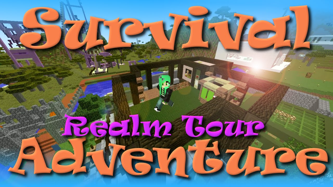 Minecraft | Survival Adventure | Realm Tour | SallyGreenGamer - YouTube